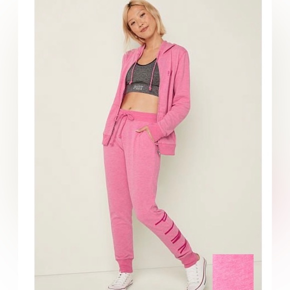 PINK Victoria's Secret | Pants & Jumpsuits | Pink Set French Terry ...